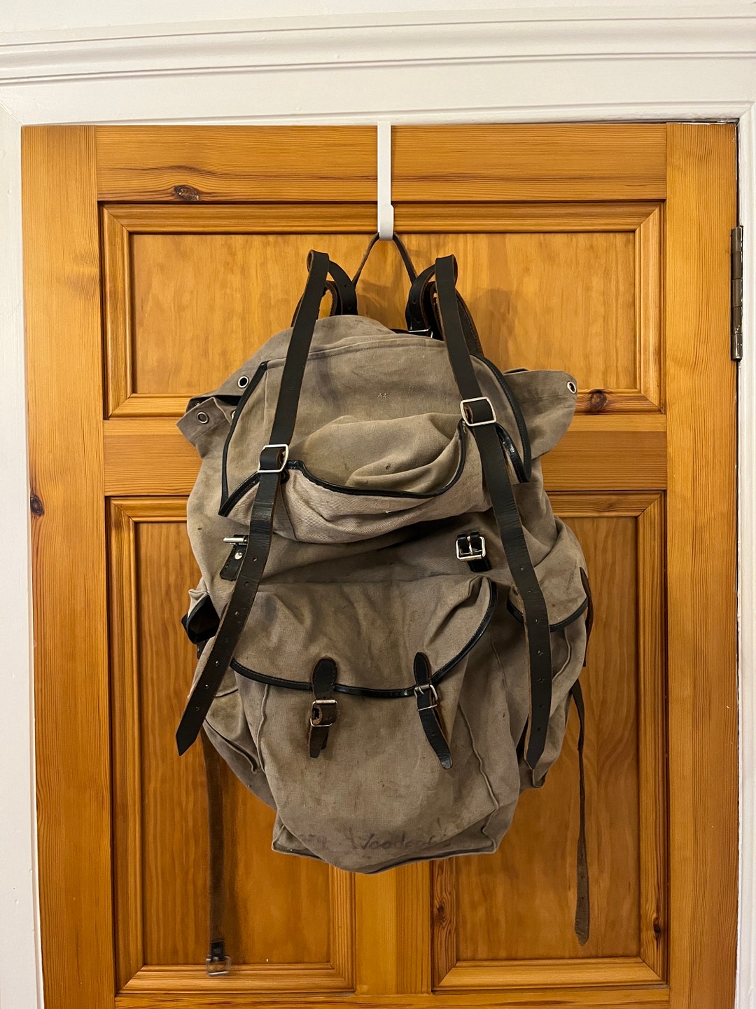 Vintage Antique Metalframe Rucksack - Etsy