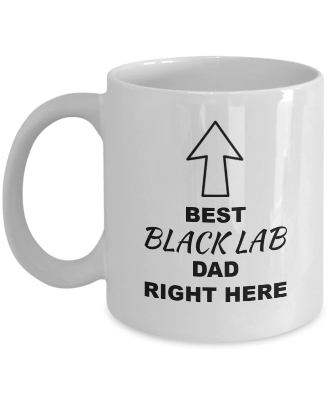 Best Black Lab Dad, Best Black Lab Gift, Gift for Black Lab Dad, Black ...