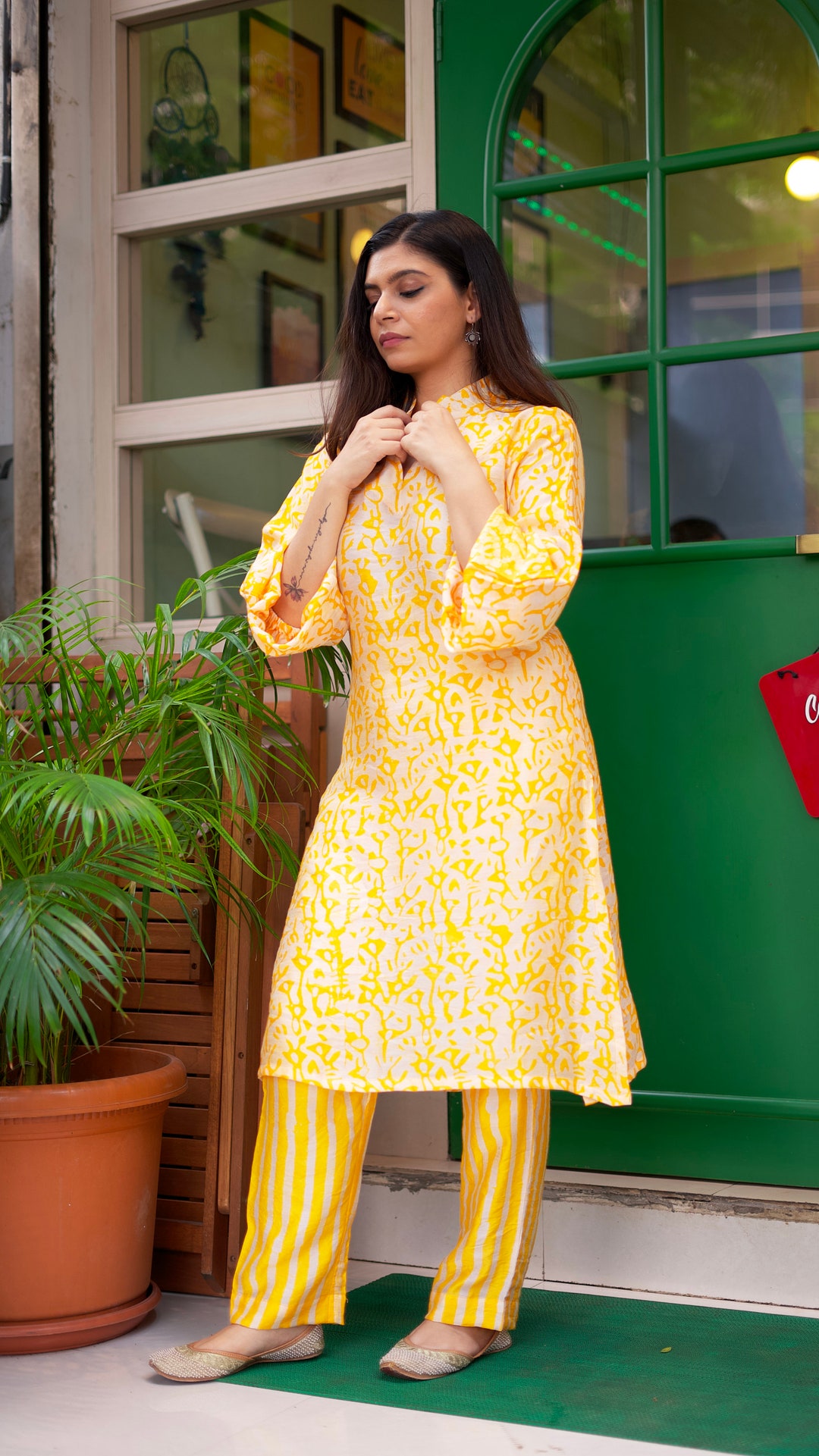 Yellow Co-ord Set - Etsy