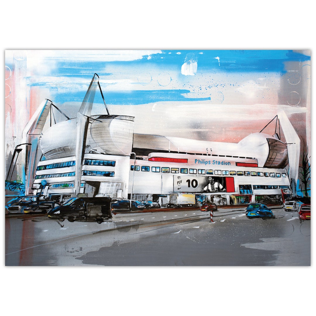 Eindhoven Soccer Stadium Poster 42x29.7 Cm A3 - Etsy