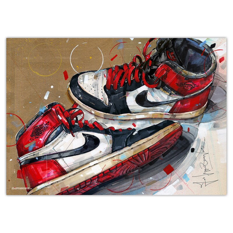 Air Jordan Art - Etsy