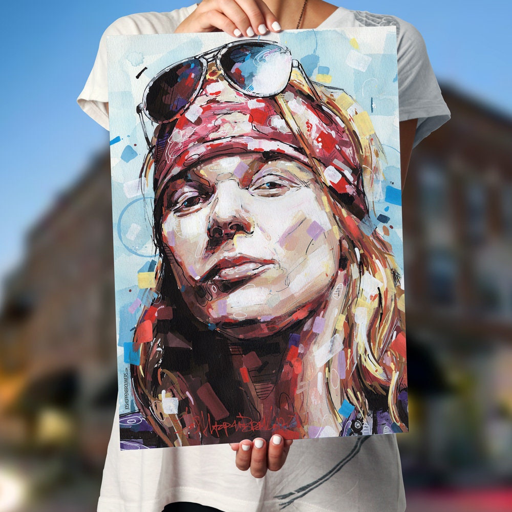 Axl Rose Poster 50x70 Cm - Etsy