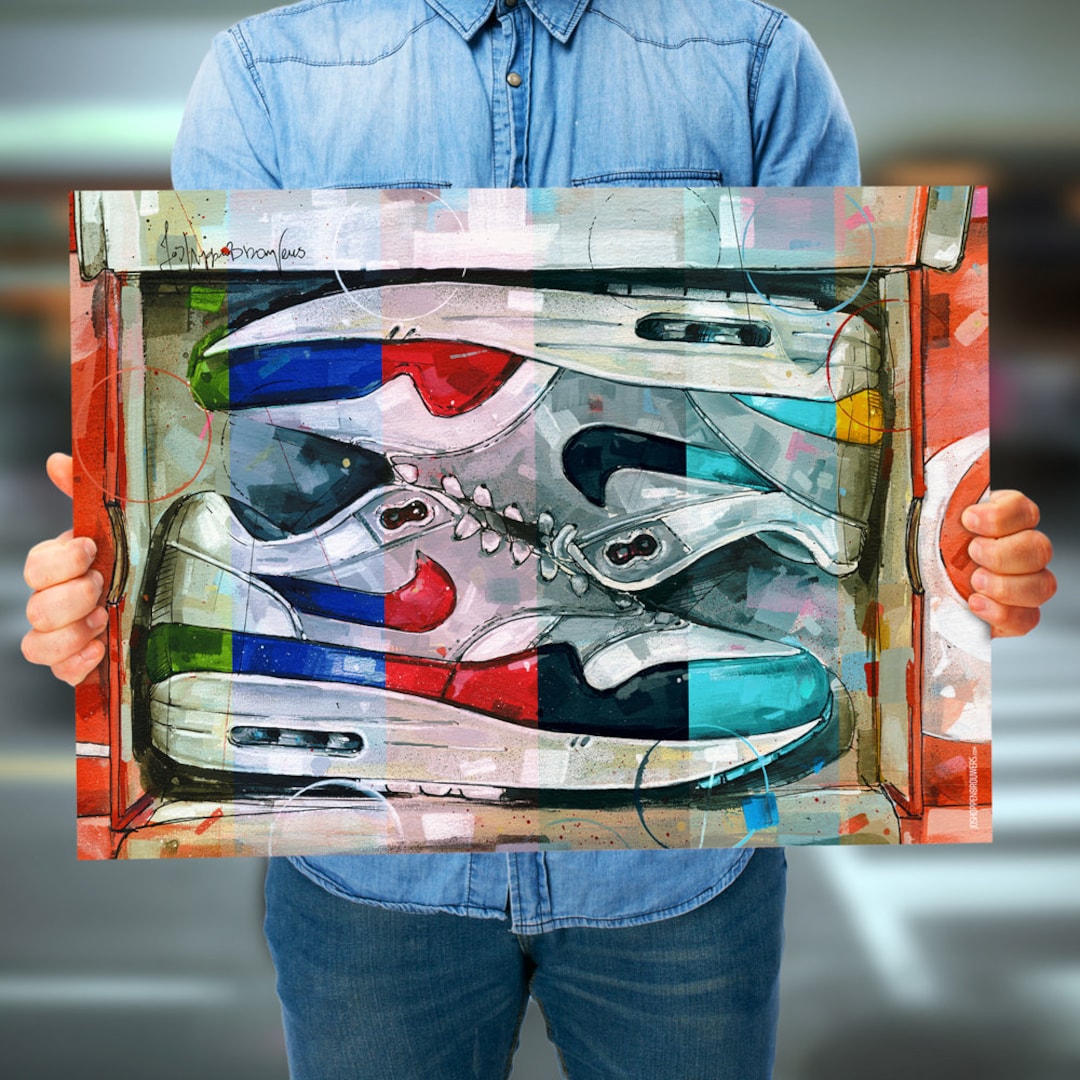 Air Max 1 Shoebox Colourway Poster 70x50 Cm - Etsy