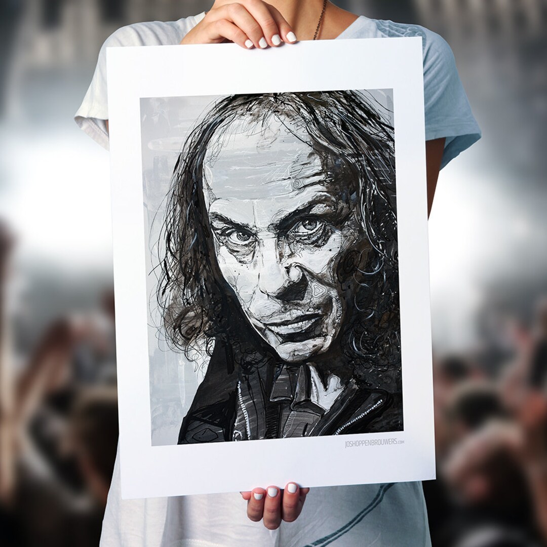 Ronnie James Dio Poster 50x70 Cm - Etsy
