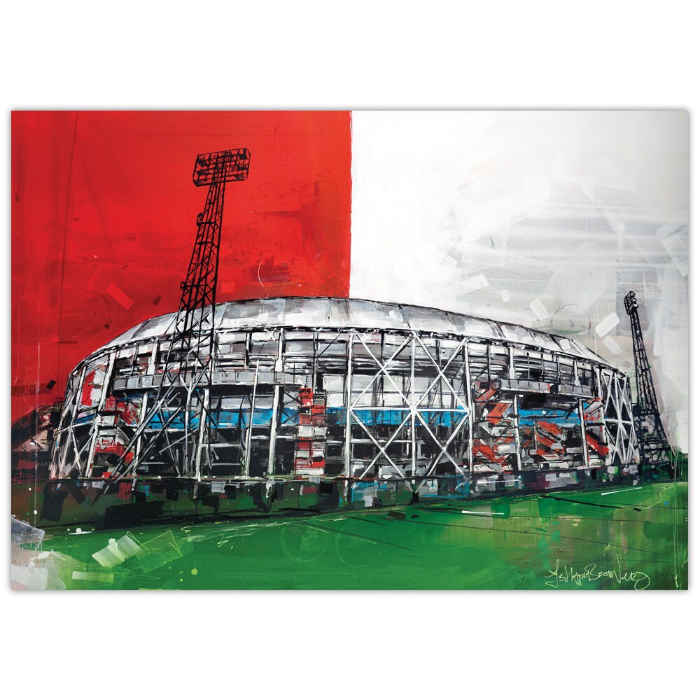 Rotterdam Soccer Stadium Poster 42x29.7 Cm A3 - Etsy