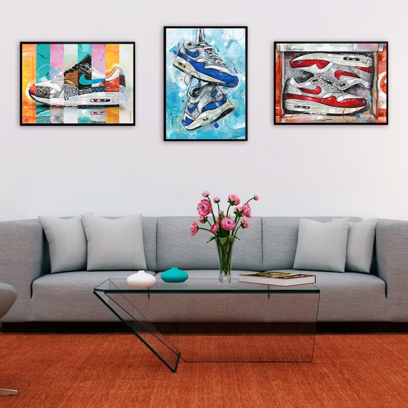 Air Max 1 Parra Atmos Colourway Poster 70x50 Cm - Etsy