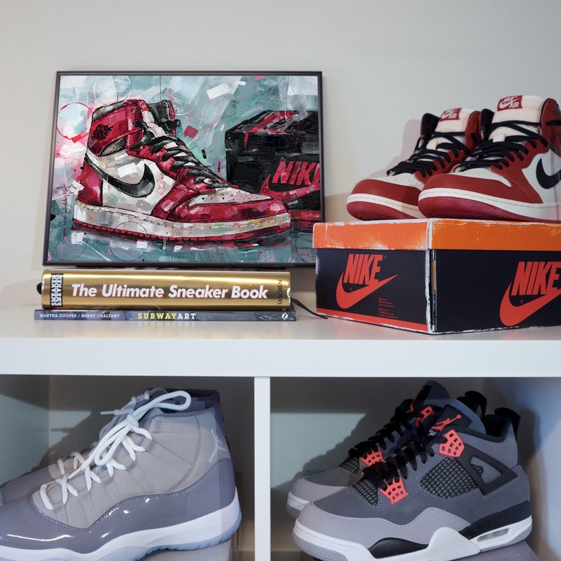 Air Jordan 1 Shoebox Chicago Poster 42x29.7 A3 Cm - Etsy