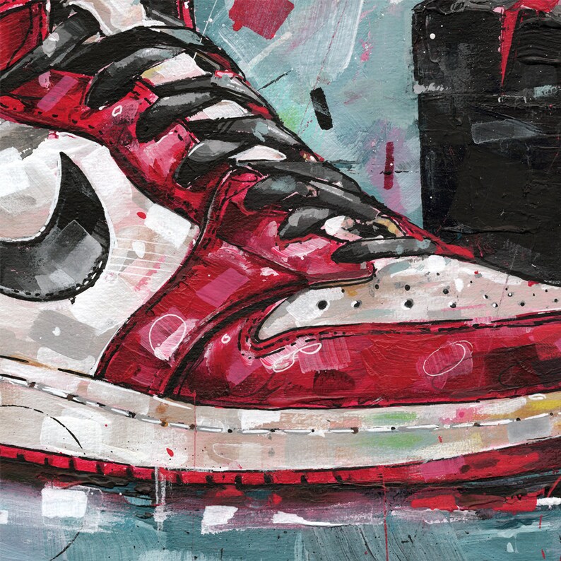 Air Jordan 1 Shoebox Chicago Poster 42x29.7 A3 Cm - Etsy