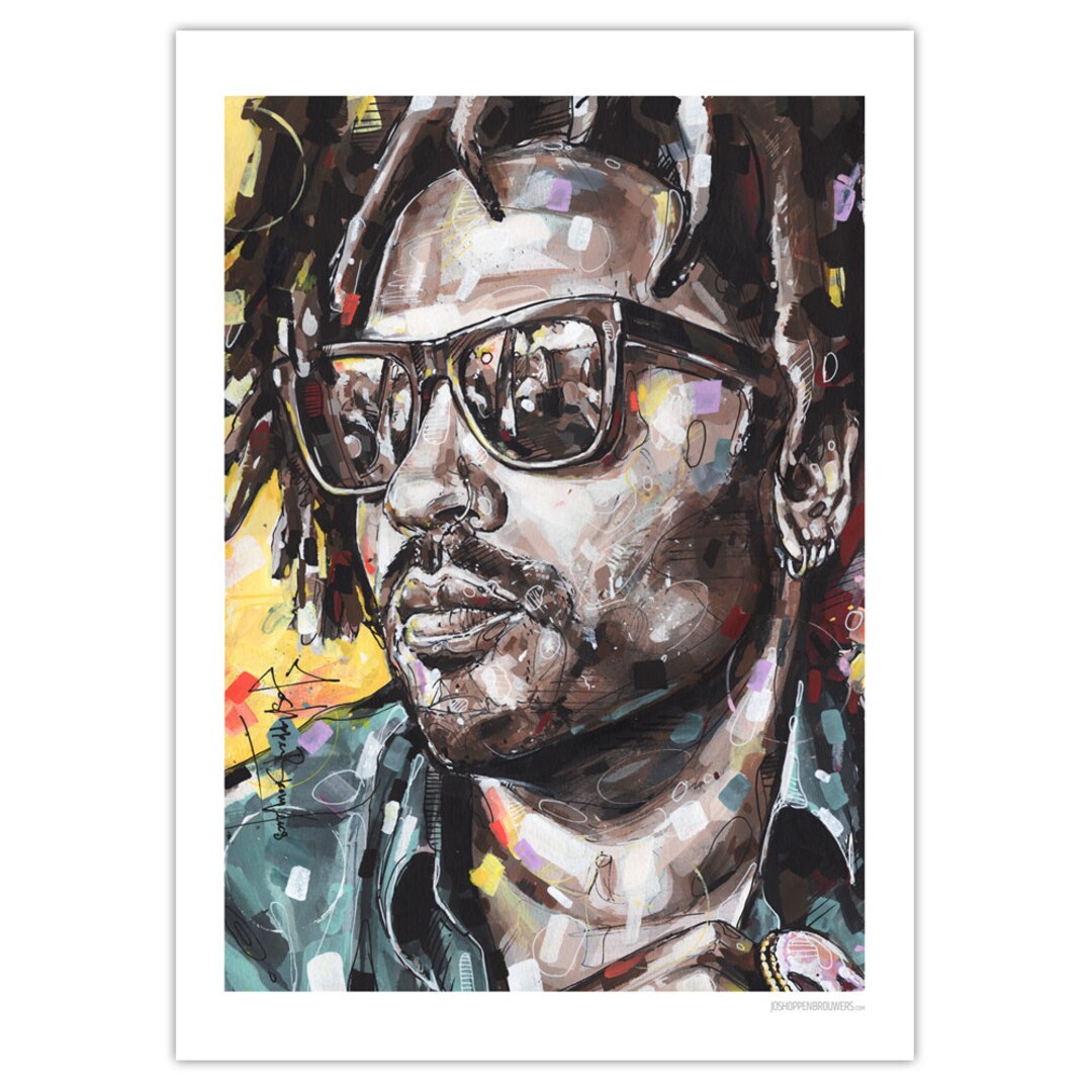 Psychedelic Funk Music 01 Poster 50x70 Cm - Etsy