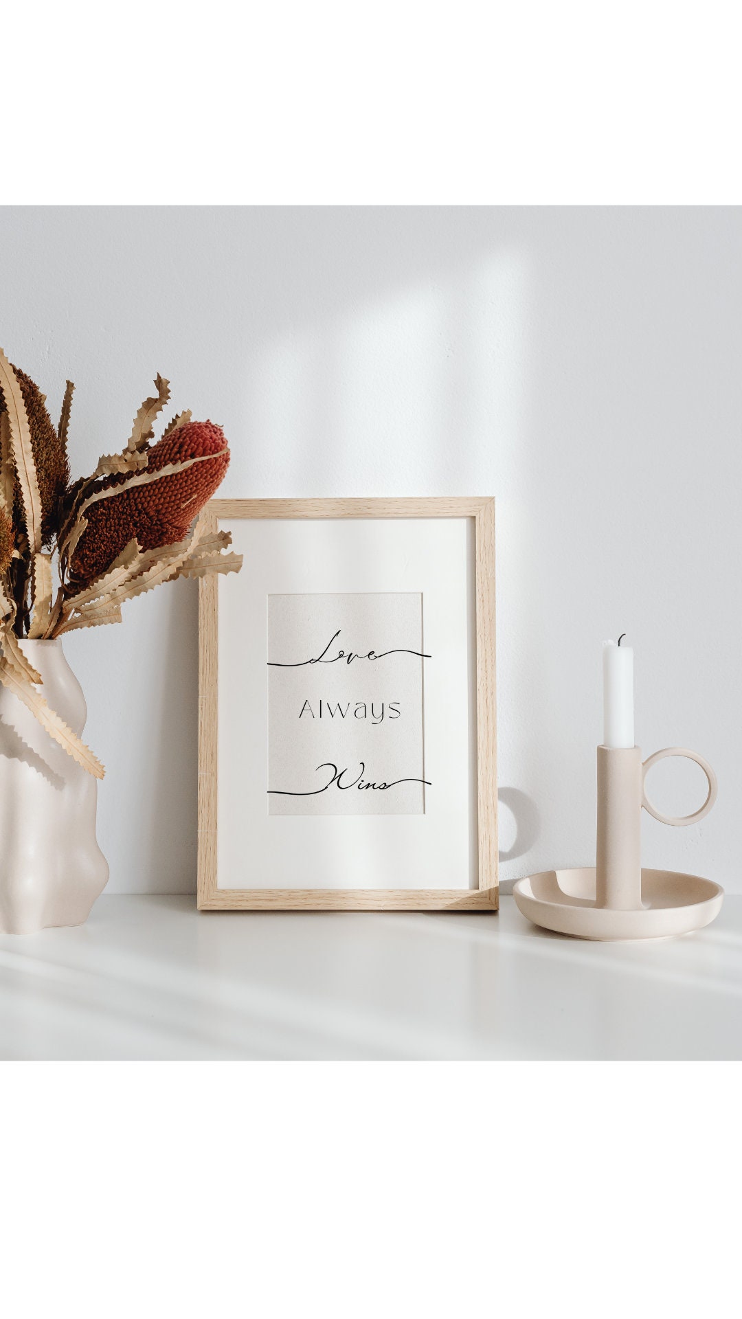 Love Always Wins | Printable Wall Decor | Wall Prints Bedroom ...