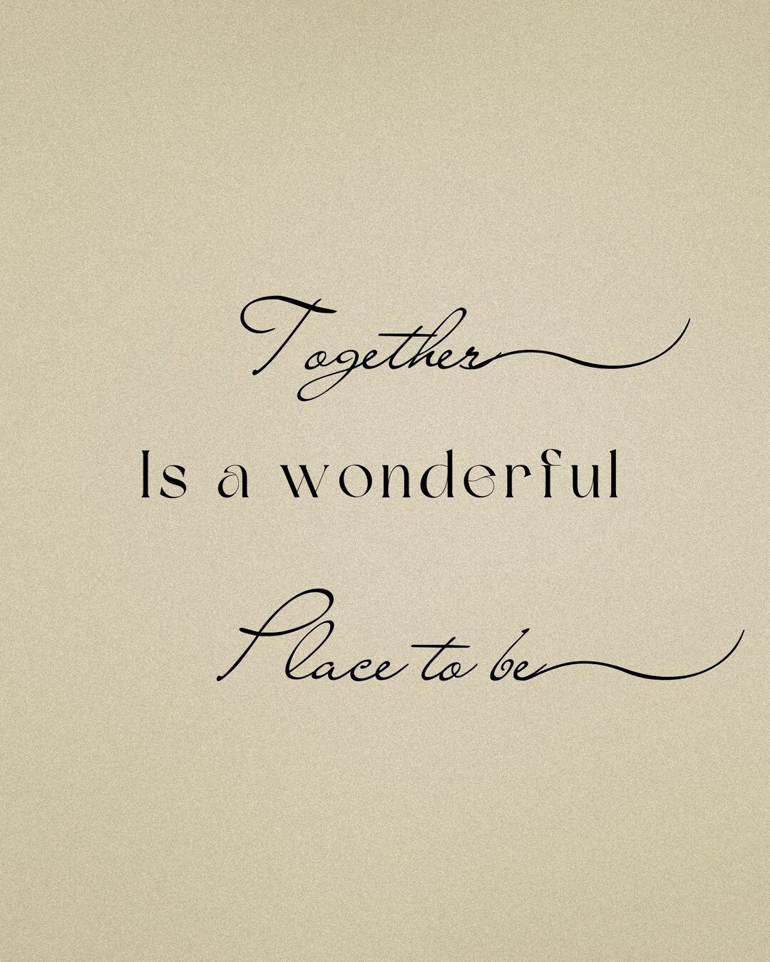 Together | Printable Wall Decor | Wall Prints Bedroom | Printable ...