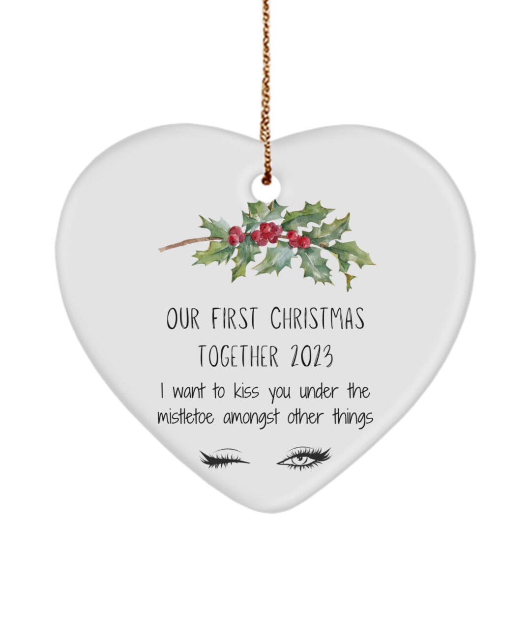 First Christmas Together Ornament, First Christmas Together 2023, 1st ...