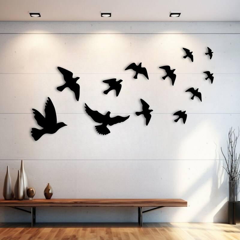 Flying Bird Wall Art - Etsy