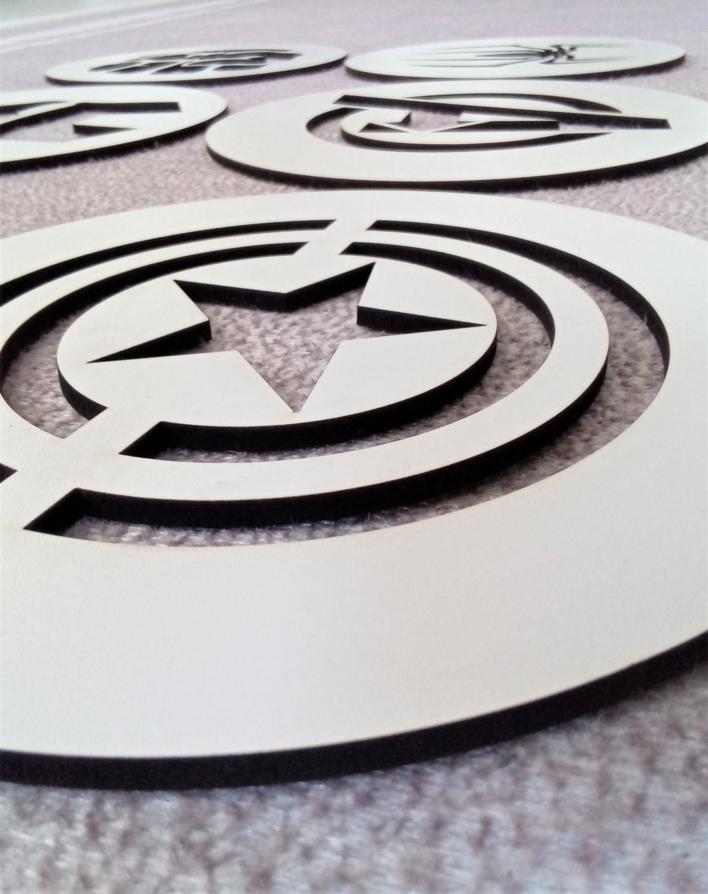 Gotham Silhouette Wall Art, Bat Super Hero Wood Wall Decor, Kids Room ...