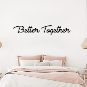 Better Together Wood Wall Decor | Better Together Sign | Nursery Wall ...