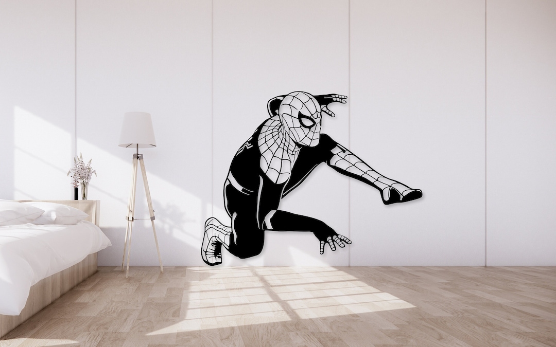 Spider Man Wood Wall Art, Spiderman Wall Art, Super Hero, Avengers Art ...