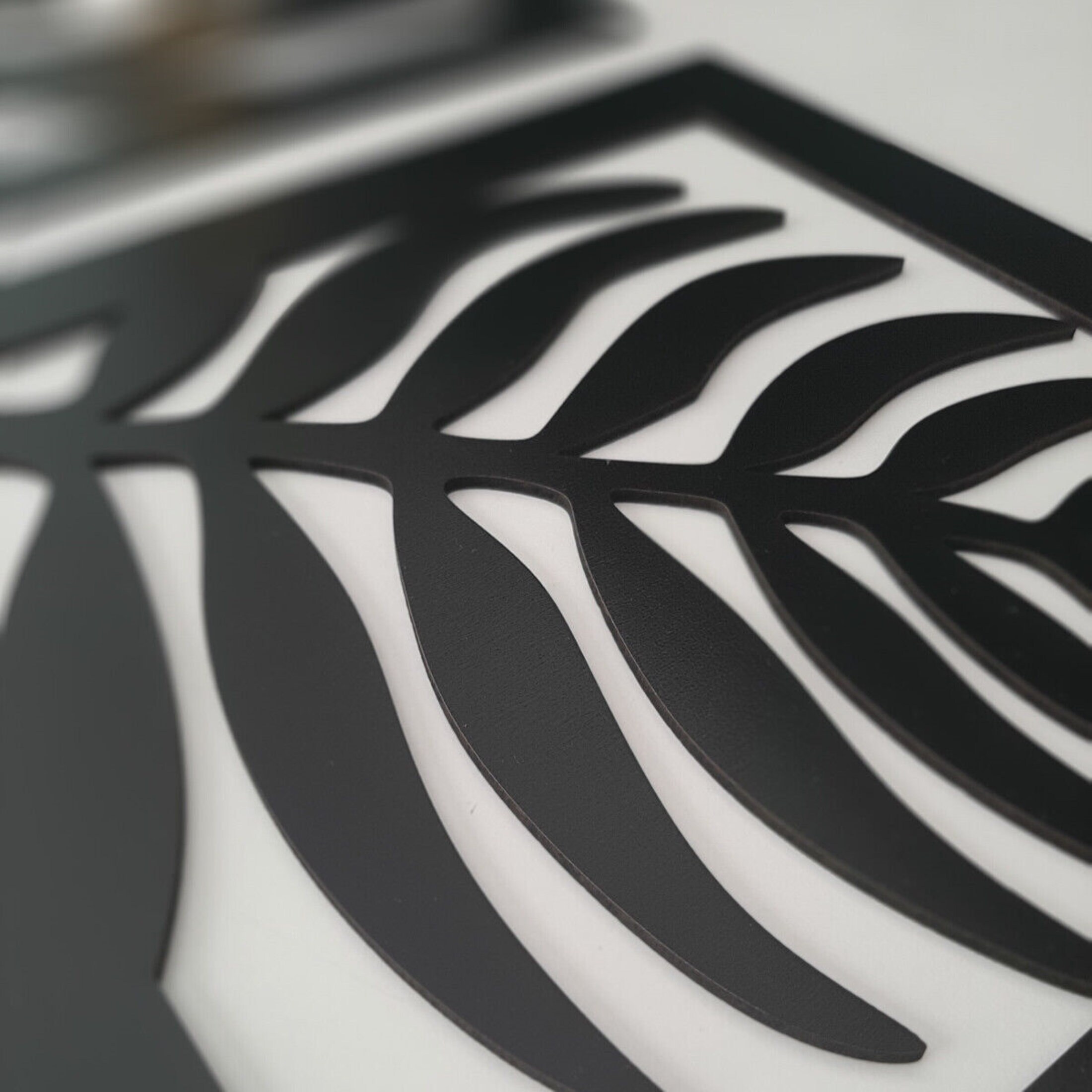 Tree Wall Decor Tropical Leaves Set of 3 Wood Wall Art - Etsy