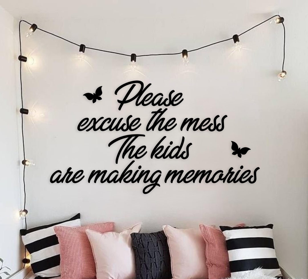The Kids Are Making Memories Wood Sign | Nursery Wall Art | Nursery ...