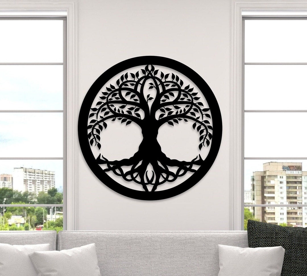 Tree of Life Wood Wall Art | Celtic Tree Wall Art | Housewarming Gift ...