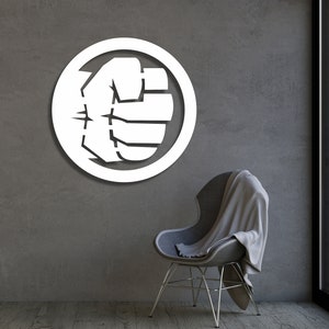 Hulk Fist Sign, Avengers Logo Sign, Hulk Wall Decor Avengers Wood Wall ...