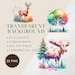 Woodland Animals Clipart Bundle: Watercolor Forest Designs (25 PNG ...