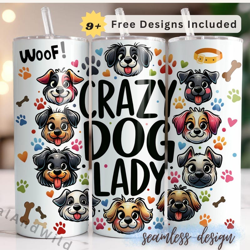 Crazy Dog Lady - Etsy