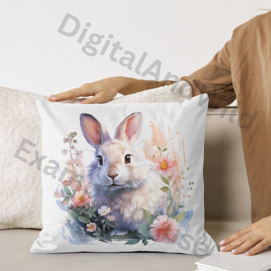 13 White Rabbit Digital Images - 13 High Quality Jpgs, Instant Digital ...