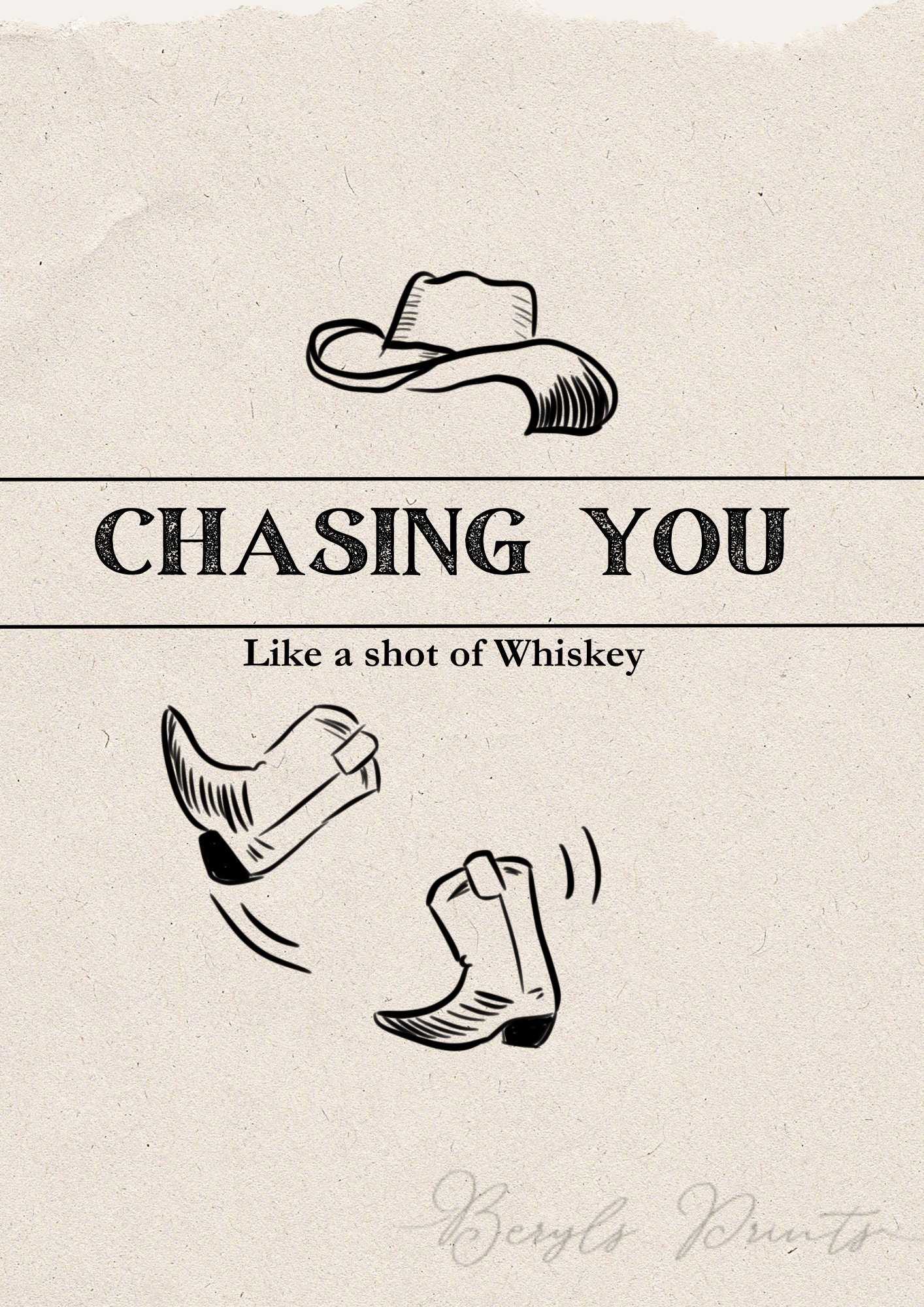 Morgan Wallen Printable Poster, Chasing You Lyrics. Country Music ...