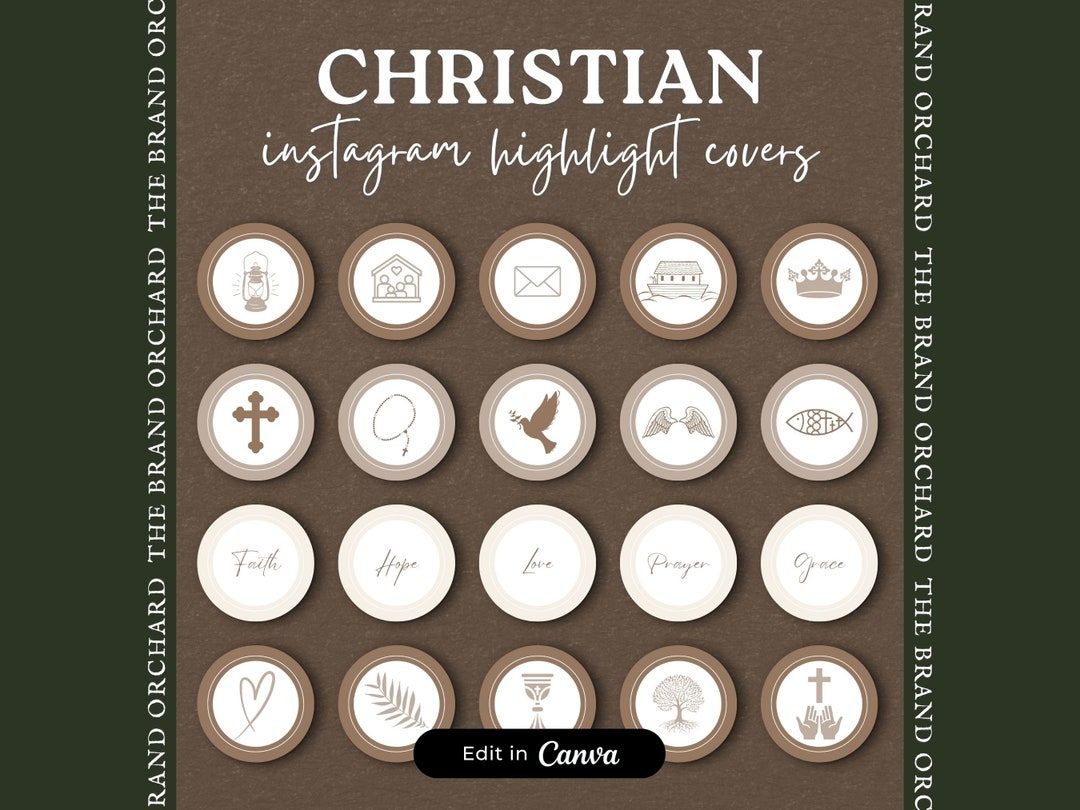 38 Christian Instagram Highlight Covers, INSTANT DOWNLOAD, Instagram ...