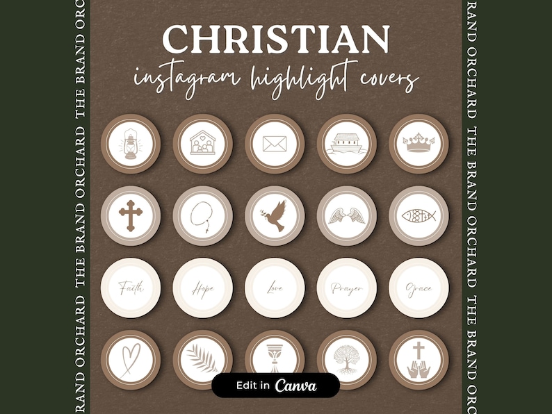 38 Christian Instagram Highlight Covers, INSTANT DOWNLOAD, Instagram ...