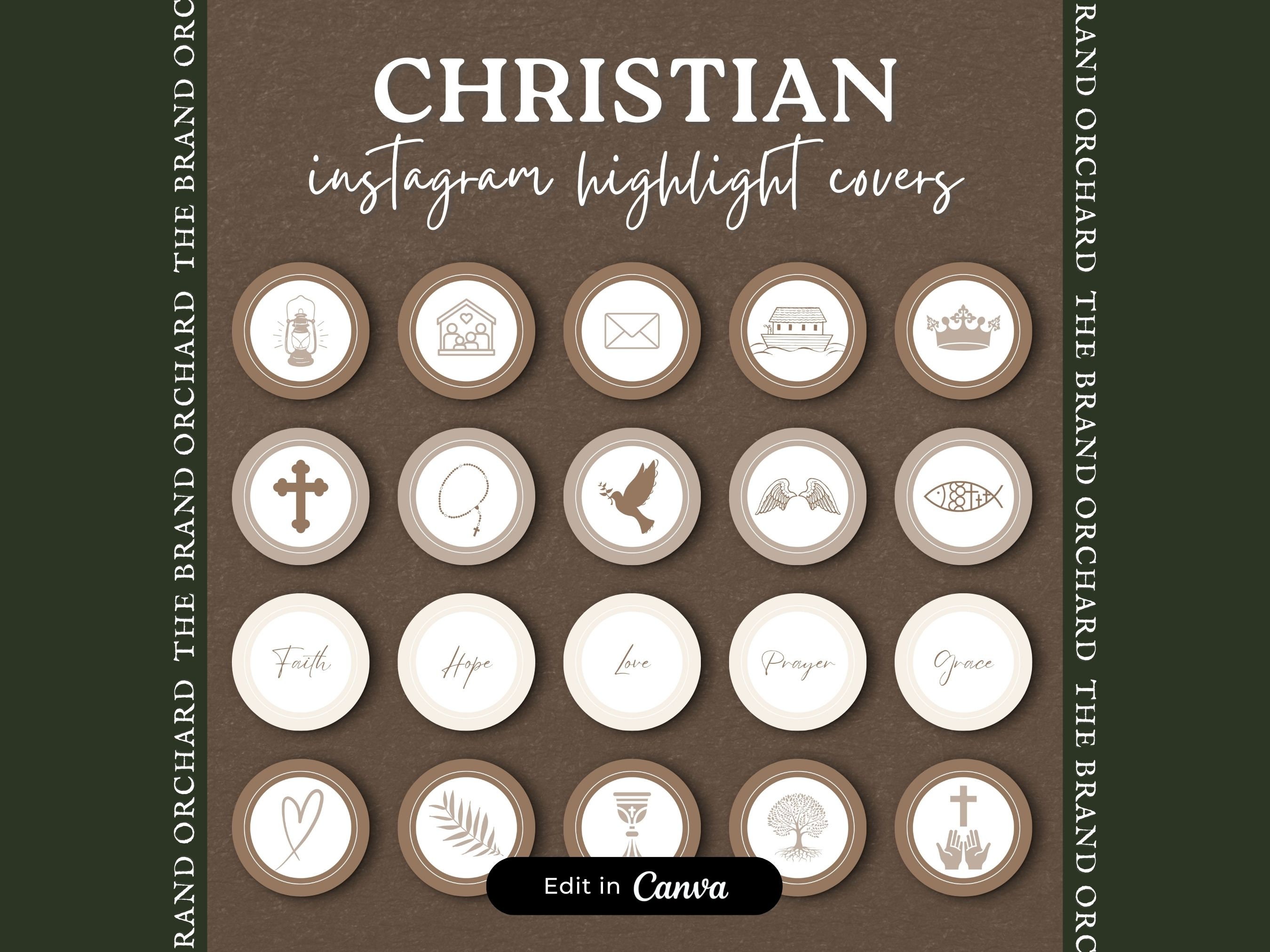 38 Christian Instagram Highlight Covers, INSTANT DOWNLOAD, Instagram ...