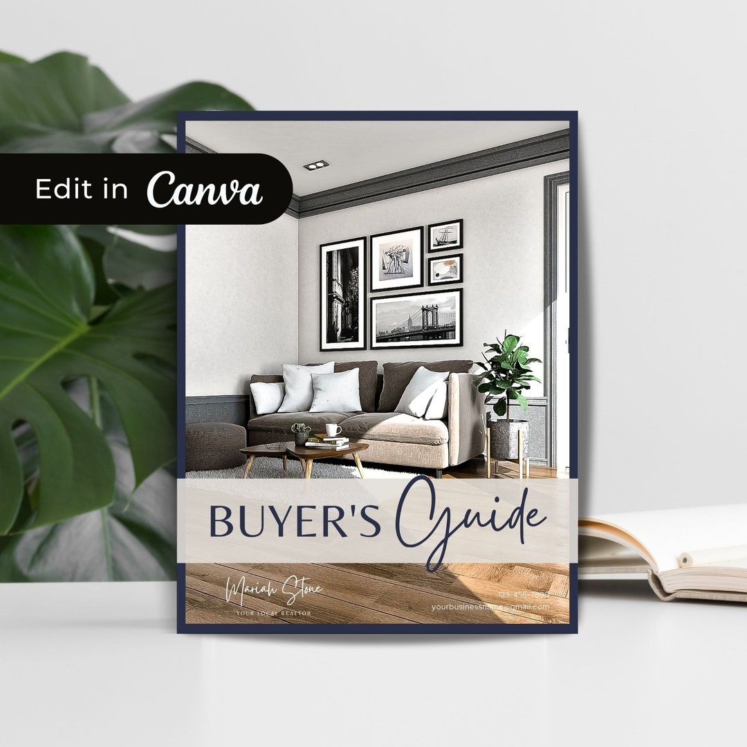 Real Estate Buyer Guide Templates, INSTANT DOWNLOAD, Real Estate ...