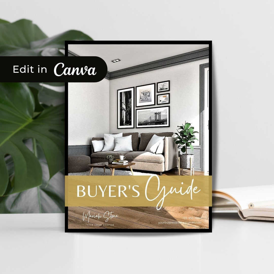 Real Estate Buyer Guide Templates, INSTANT DOWNLOAD, Real Estate ...