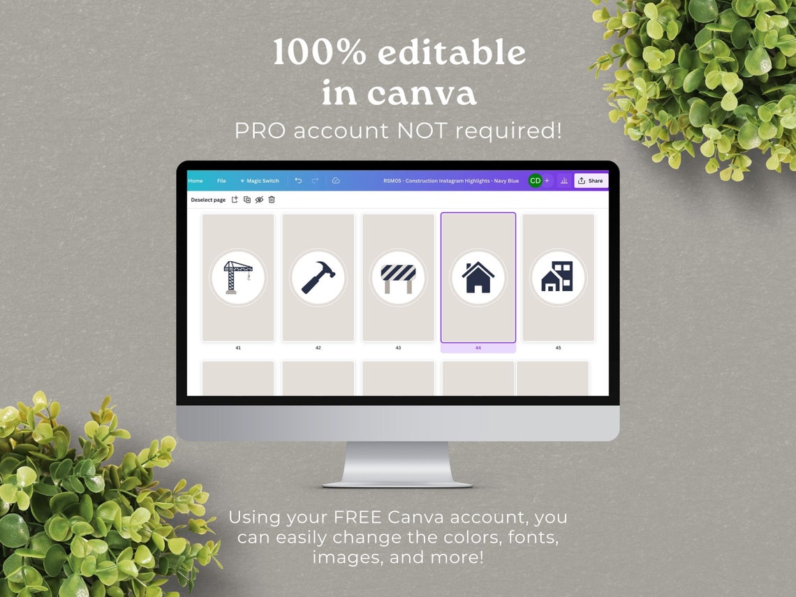 105 Construction Instagram Highlight Covers, INSTANT DOWNLOAD ...