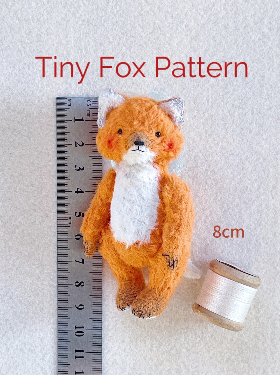 Miniature Fox Sewing Pattern: Plushie Fox (PDF Download) - Etsy