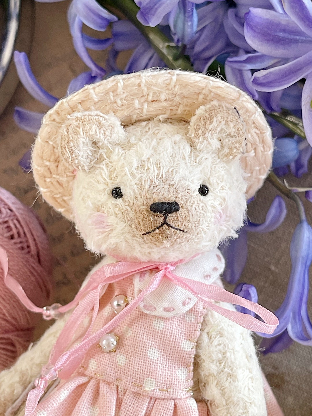 Unique Artist-made Mini Teddy Bear : Collectible Plush Toy - Ideal Guft ...