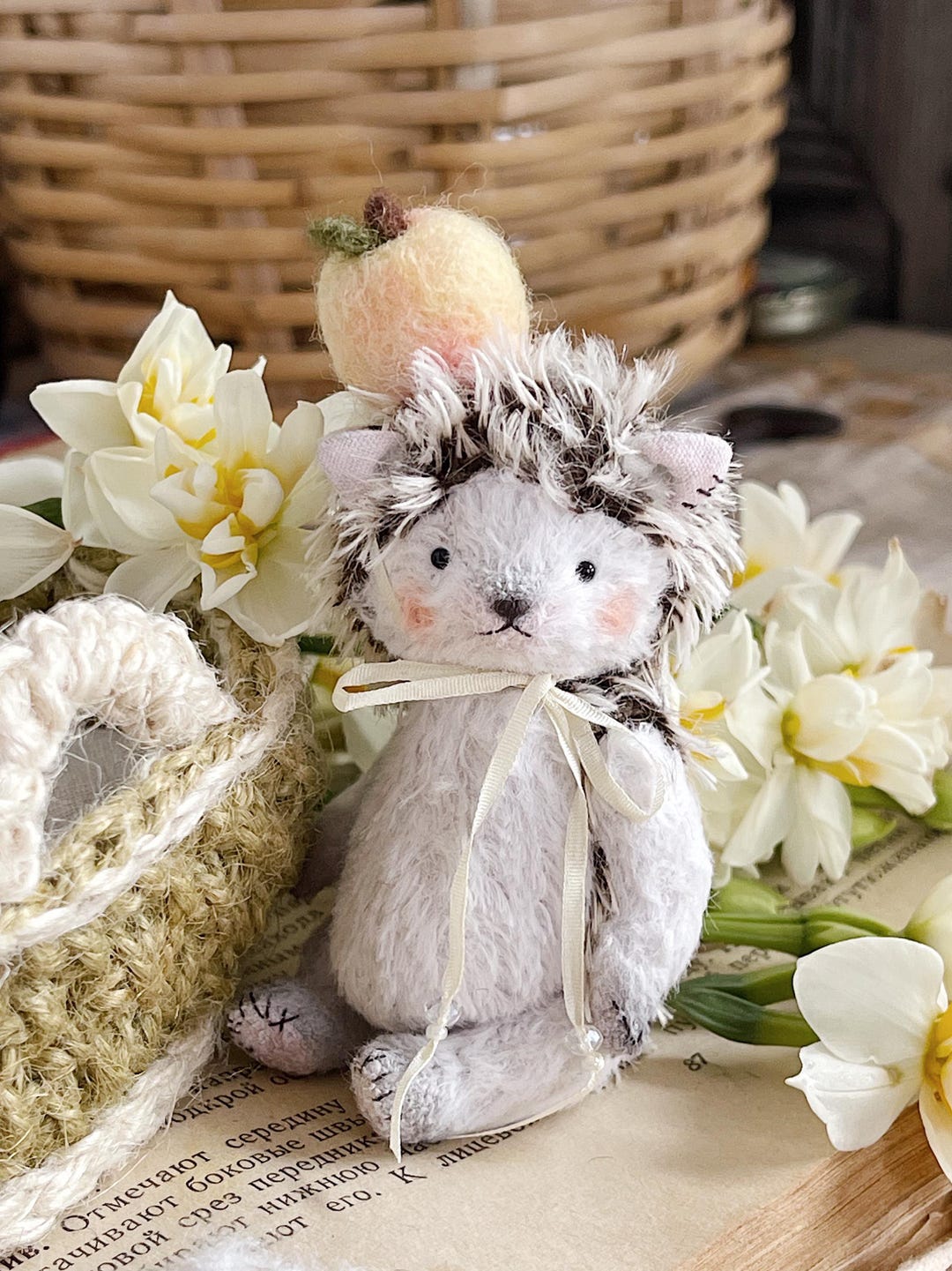 Miniature Teddy Hedgehog , Stuffed Animal and Plushies , Artist OOAK ...