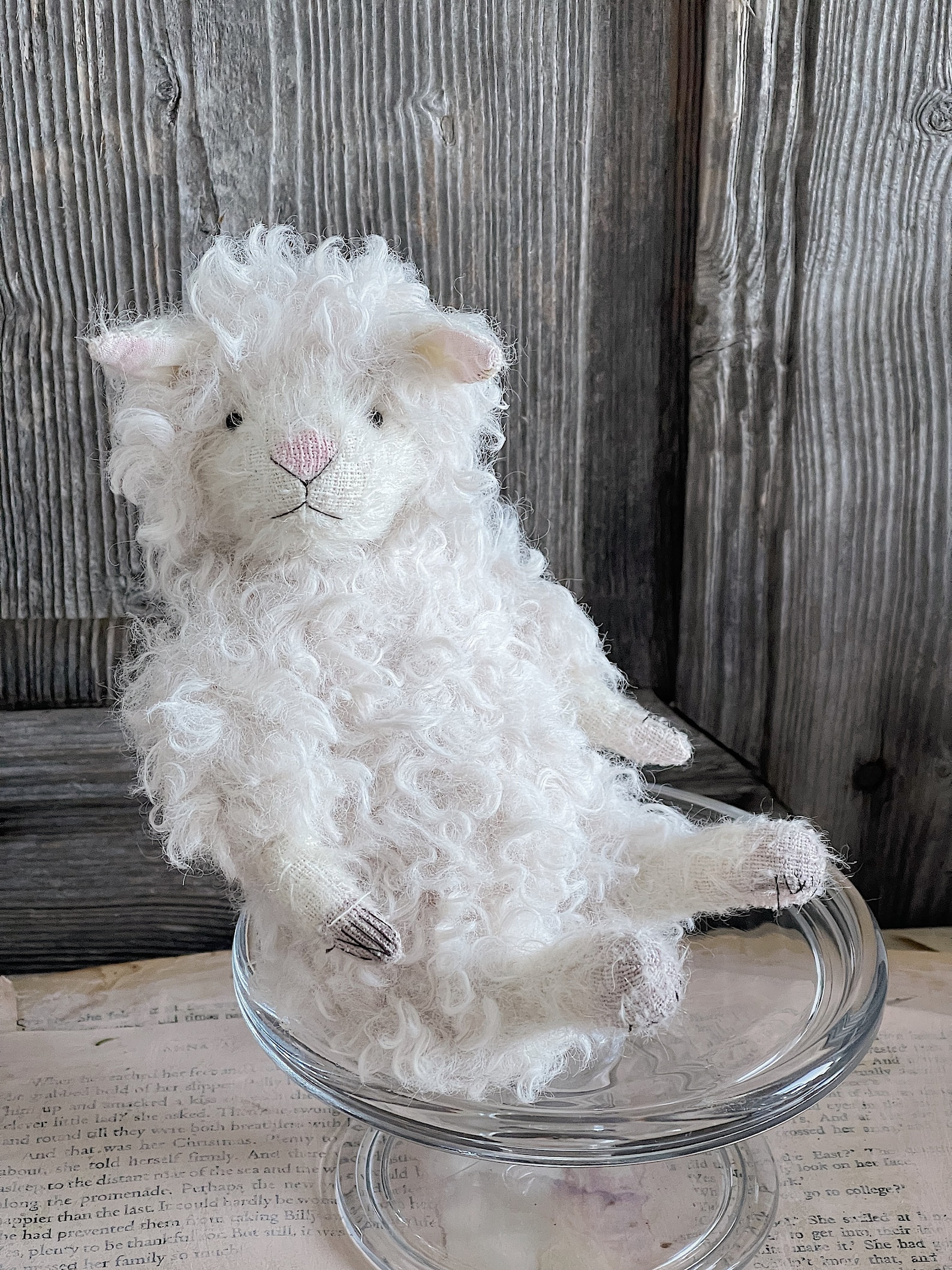 Teddy Sheep Sewing Pattern: Mohair Plush Animal (PDF Pattern) - Etsy