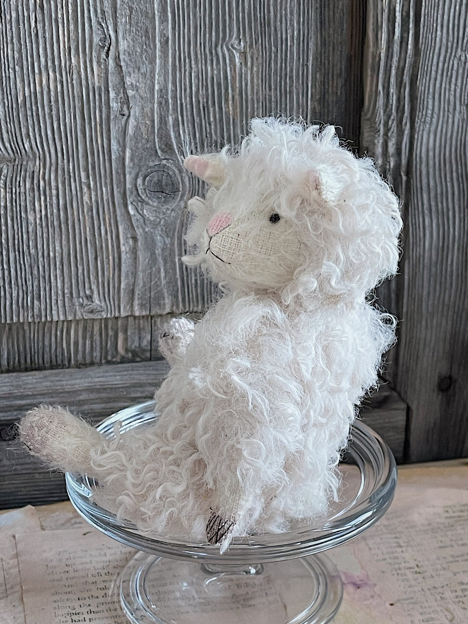 Teddy Sheep Sewing Pattern: Mohair Plush Animal (PDF Pattern) - Etsy