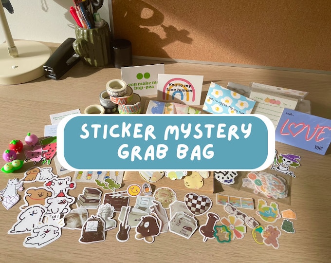 Bulk Random Sticker Mystery Grab Bags I No Duplicates Personally Packed ...