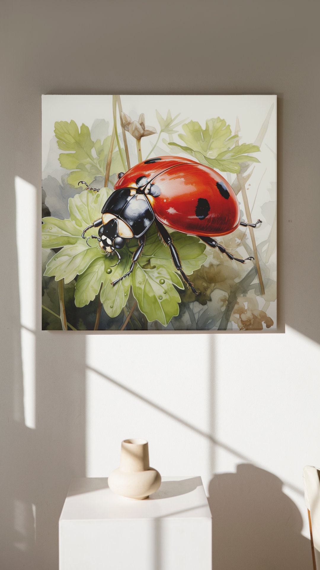 Ladybird Watercolour Painting Realistic Clipart 4 High - Etsy
