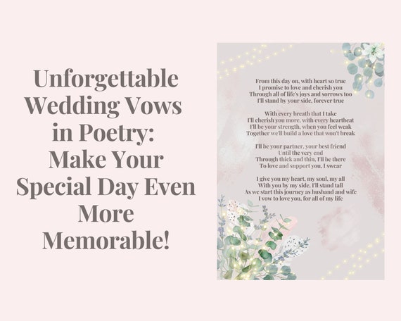 Love poems for wedding vows 60 photos - Vianawedding.com