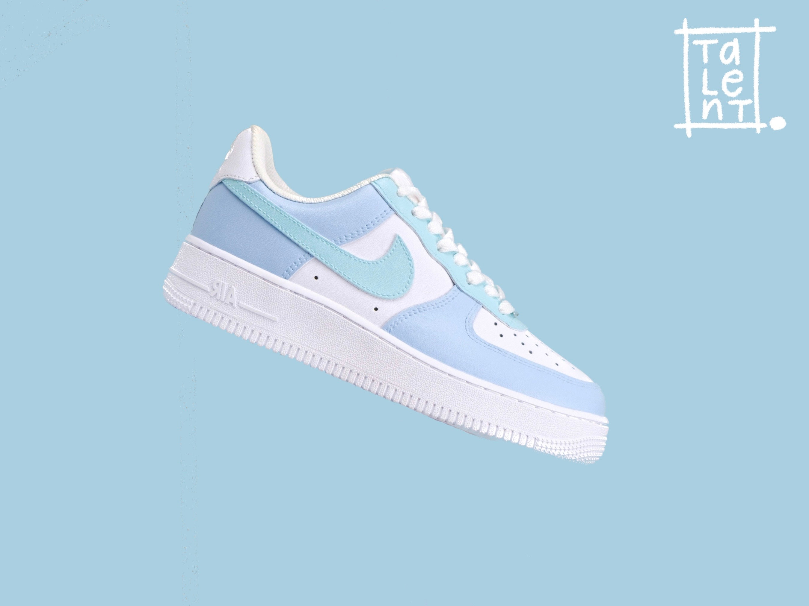 BLUE-TIFUL Theme Air Force 1| Custom Sneakers | Personalized Shoes ...