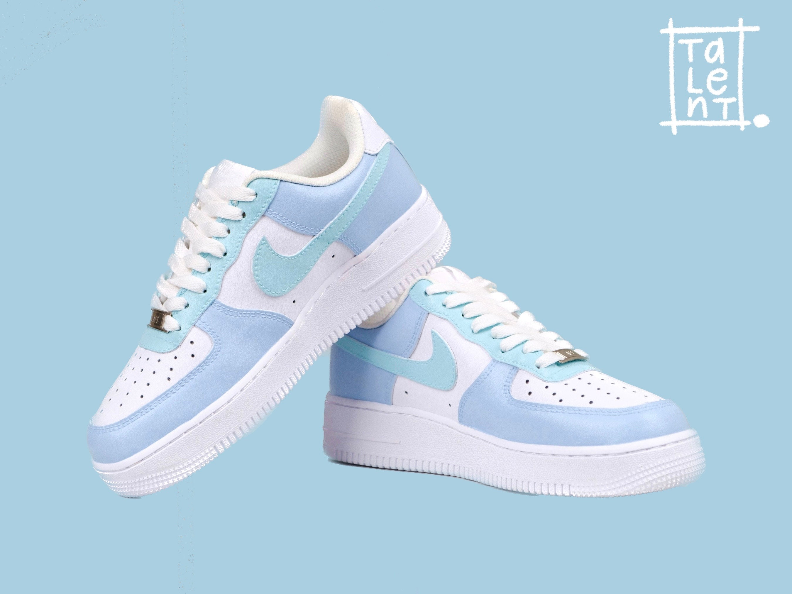 BLUE-TIFUL Theme Air Force 1| Custom Sneakers | Personalized Shoes ...