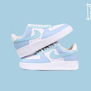BLUE-TIFUL Theme Air Force 1| Custom Sneakers | Personalized Shoes ...