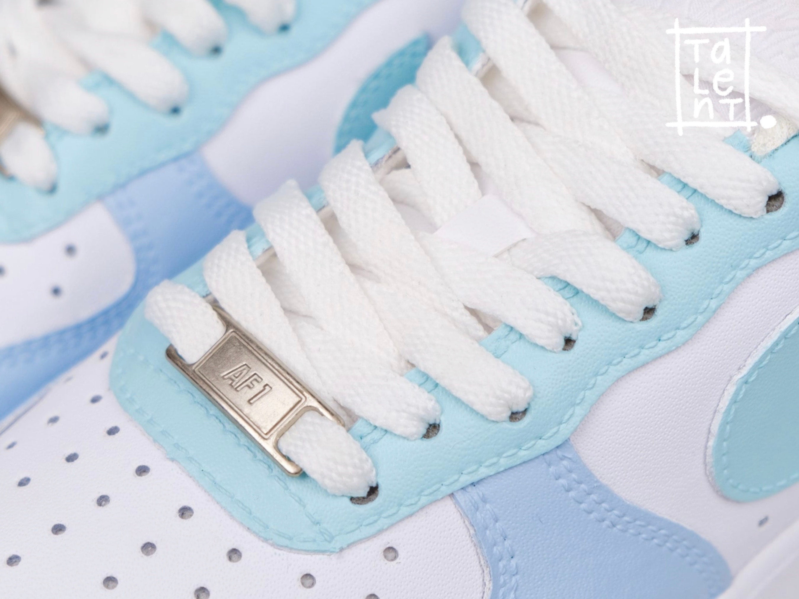 BLUE-TIFUL Theme Air Force 1| Custom Sneakers | Personalized Shoes ...