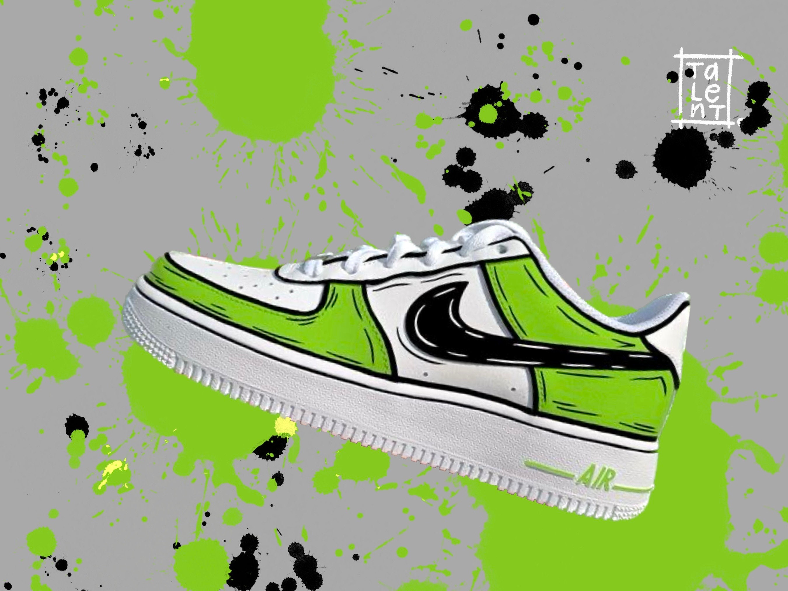 CARTOON Theme Air Force 1 | Custom Sneakers | Personalized Shoes ...