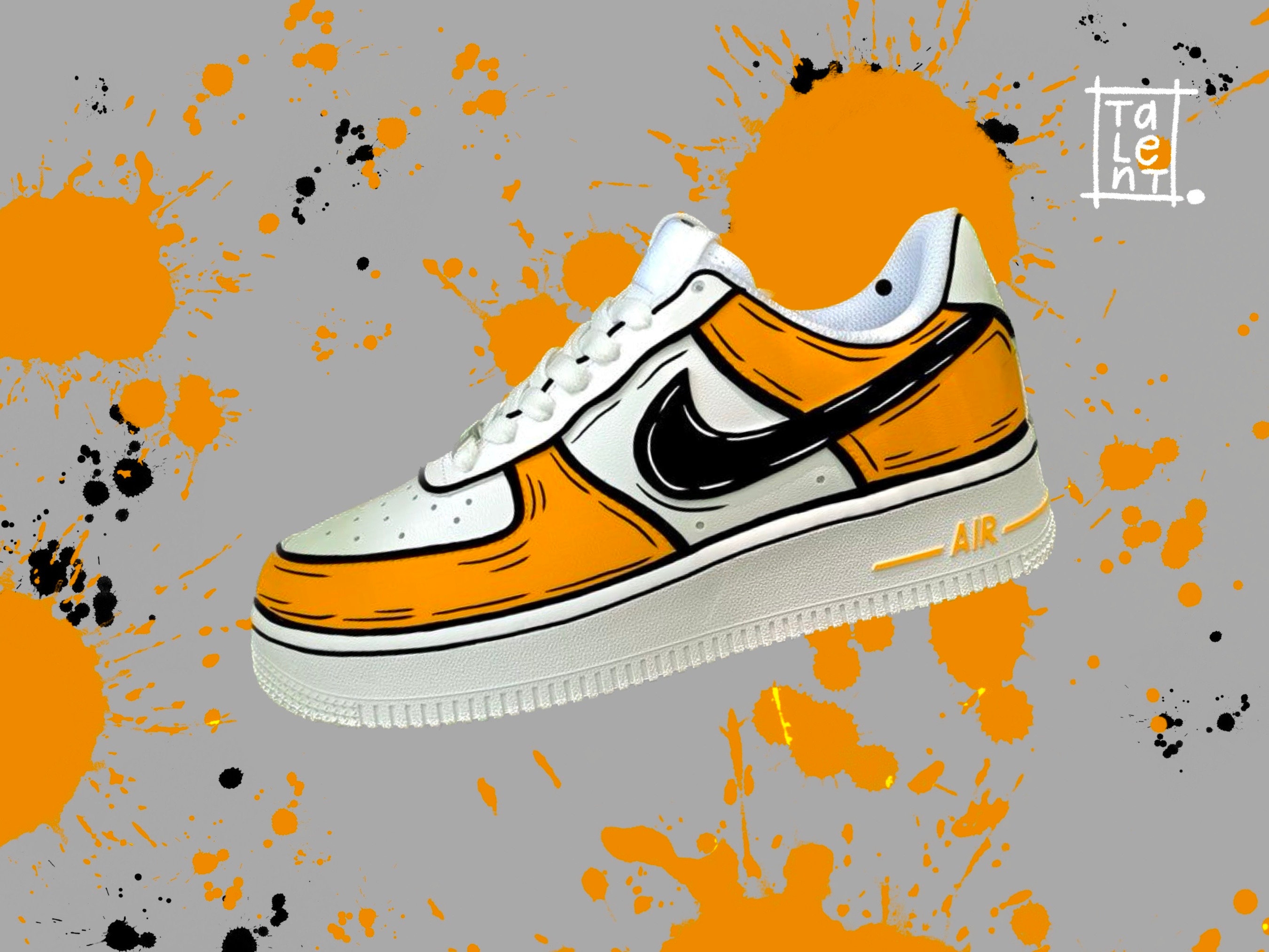 CARTOON Theme Air Force 1 | Custom Sneakers | Personalized Shoes ...