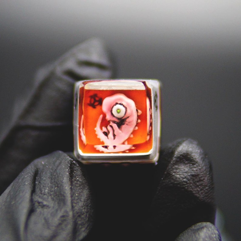 Classic Mech Resin Custom Mechanical Keycap for EVA Angel Embryo of ...