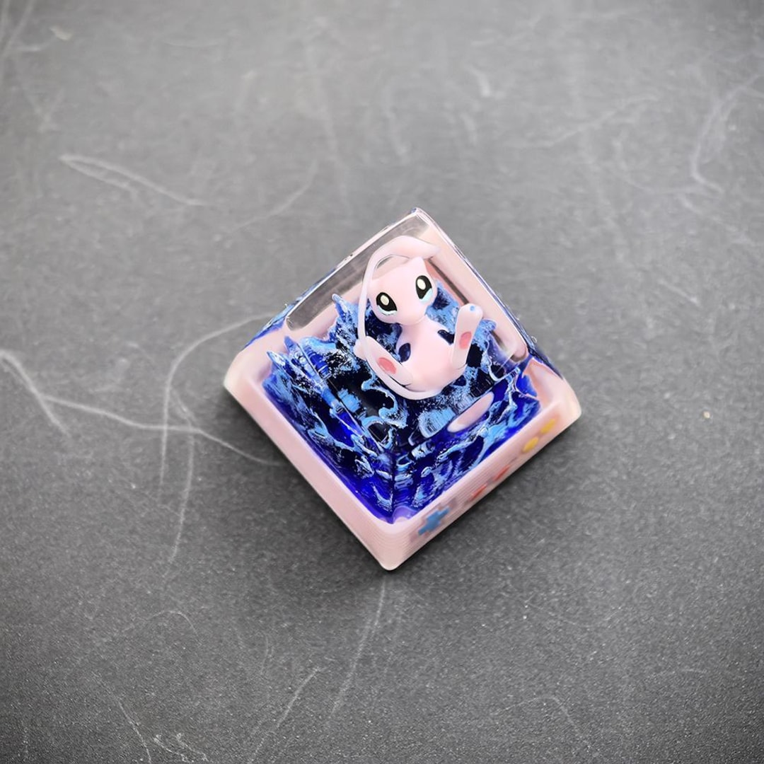 Cute Pokemon Mew Ketchum Pika High Quality Handmade Custom Keycap ...